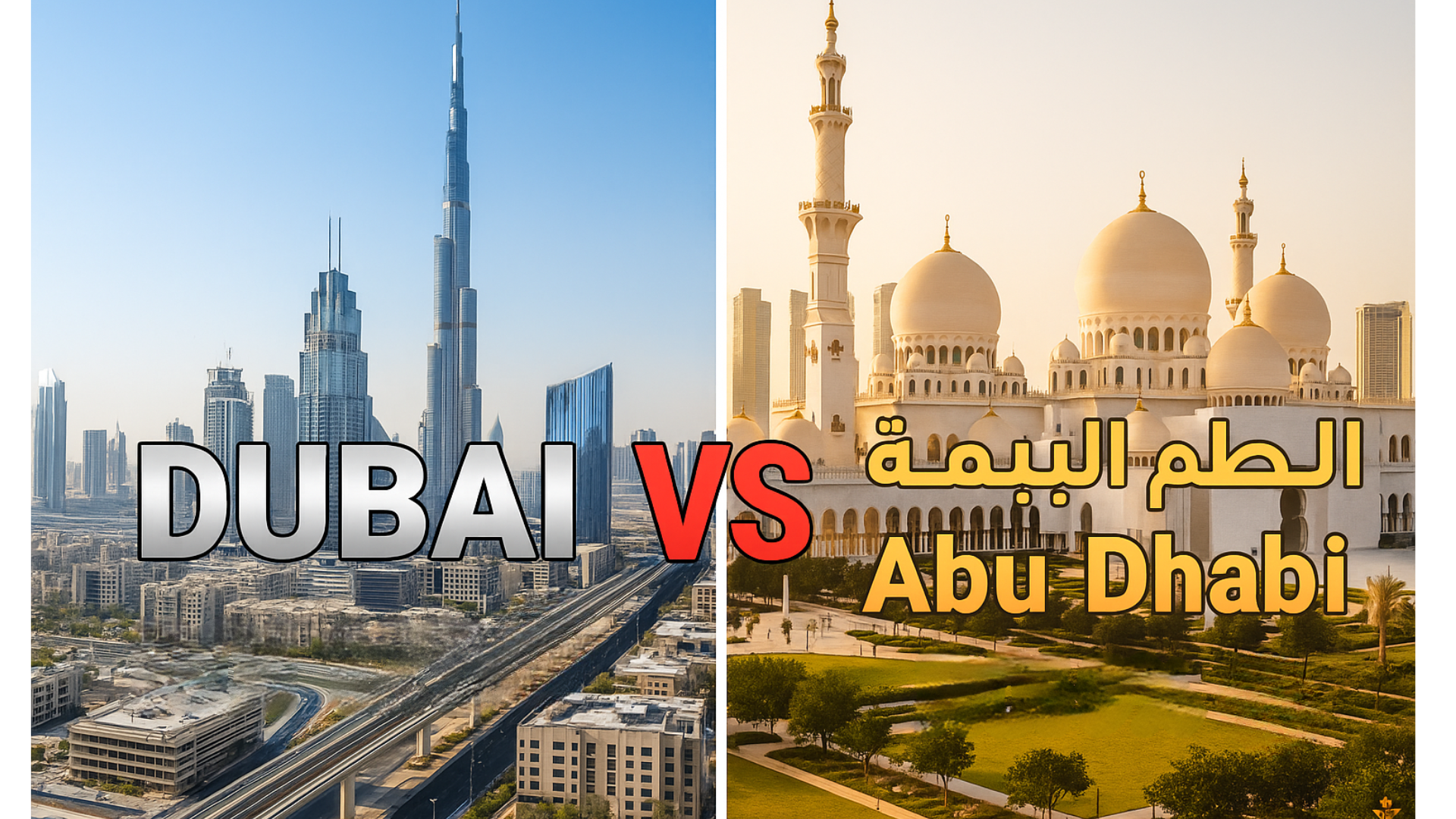 Dubai vs Abu Dhabi Real Estate 2025: ROI, Yields & Growth Comparison